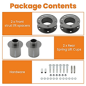 maXpeedingrods 3" Lift Kit for Ford Crown Victoria 2003-2011 Mercury Grand Marquis Lincoln Town Car, for Mercury Marauder 2003-2004