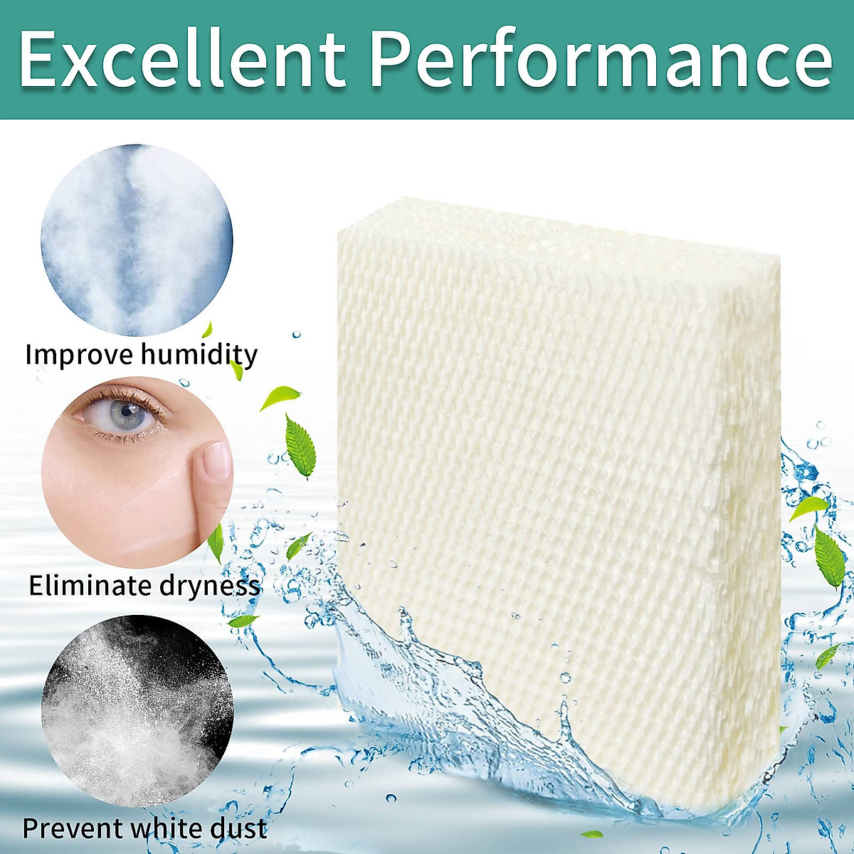 SUNRRA HFT600 for Honeywell HFT600, HEV615, HEV620, Part# HFT600T and HFT600PDQ, Long-Last & Sturdy, 6 Packs