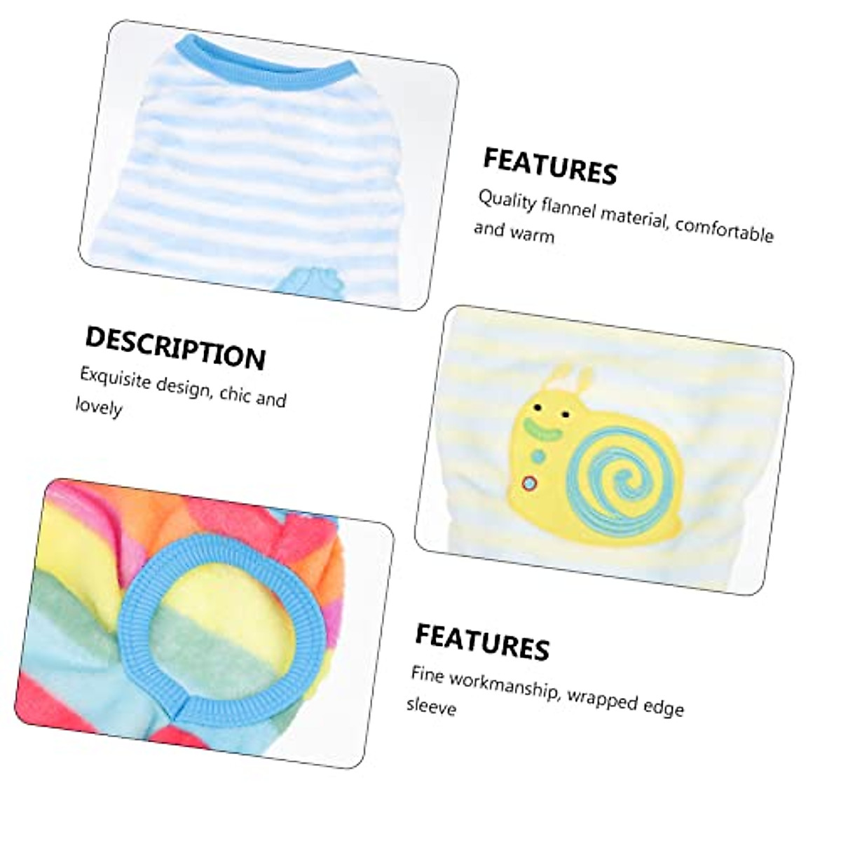 4pcs Shirts Winter Two- Medium Dachshunds Clothes Coat Flannel Apparel Girls Yorkies Basic Clothing Pet Female Cute Yorkshire Autumn Warm Shirt Legged Coats Cotton Dress