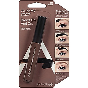 Almay Long Lasting Eyebrow Color, Brown, 0.24fl. oz. brow stain