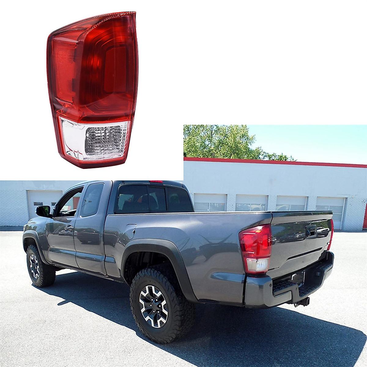 GXYWADY Tail Light Lamp Stop Brake Indicator Warning Light Replacement for 2016 Toyota Tacoma Sr Sr5 (Left Driver Side) 81560-04170