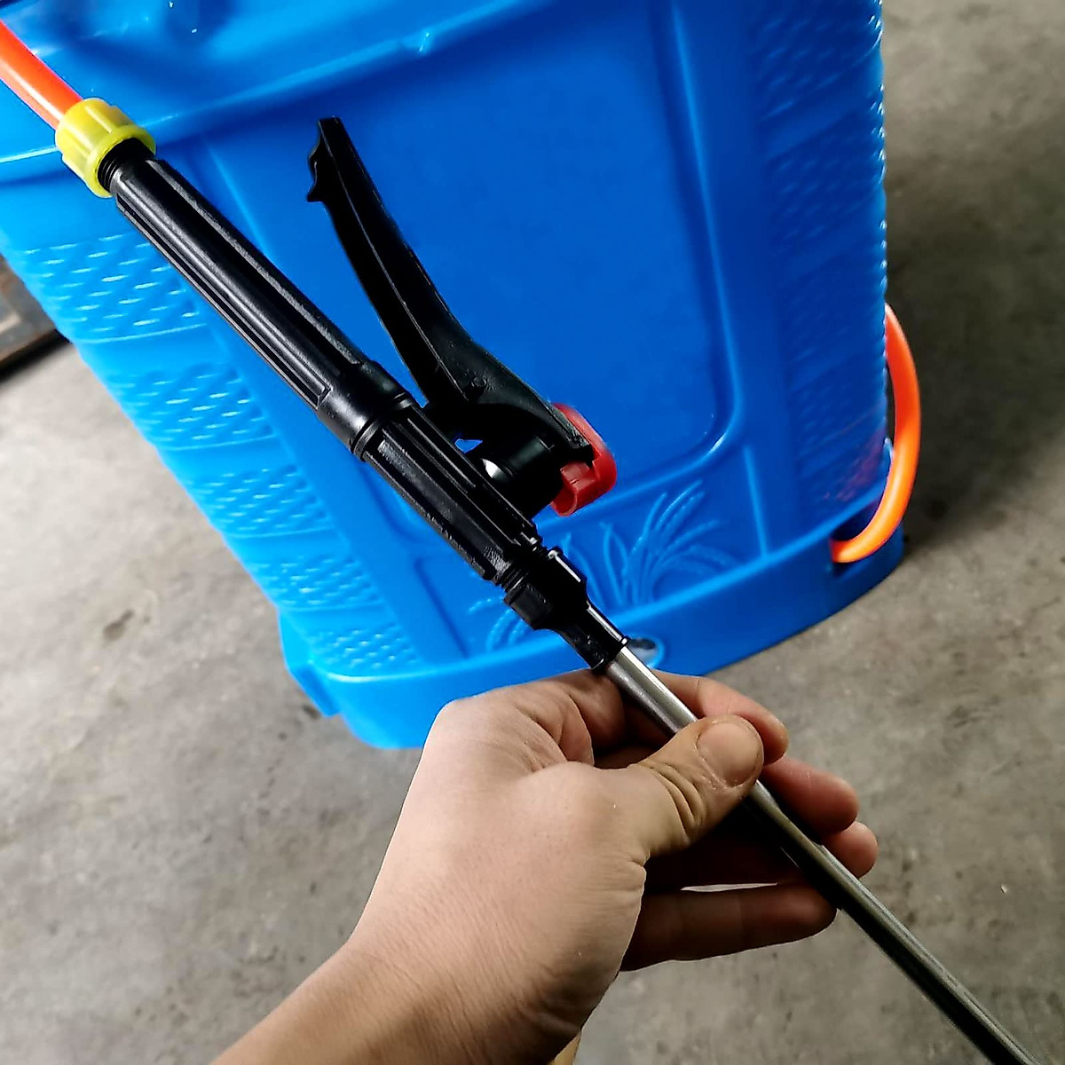 1 Pcs Pump Action Pressure Sprayer Greenwood Backpack Sprayer Parts Trigger Sprayer Handle Parts Garden Sprayer Handle Trigger Gun Sprayer Handle Pump Sprayer Wand Replacement