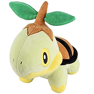Pokémon 8" Turtwig Plush - Officially Licensed - Diamond and Pearl Starter Figure - Authentic Soft Stuffed Animal Toy - Valentine's Day & Easter Basket Stuffer Gift for Kids, Boys, Girls - 2+