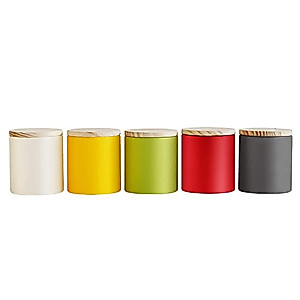 TULSIE Coffee Containers Tea Sealed Box Kitchen Storage Container Jar Tin Round Tea Box Coffee Tea Bag Teacup Infuser Storage Holder Organizer