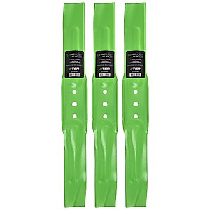 8TEN LawnRAZOR Blade for Lesco Toro Recycler 21 inch Deck 11-9419 14-1659 14-9419 75-9420 91-2256 050808 (High-Lift) 3 Pack