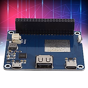 Lithium Battery Pack Expansion Board for Raspberry Pi, Lithium Battery Pack Expansion Board Power Supply with SW6106 Mobile Power chip, Supports Two-Way Fast Charging