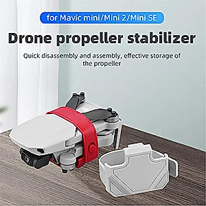 Propeller Guard Strap Holder Protector Stabilizer for DJI Mavic mini/Mini 2/Mini SE drone accessories (Red)