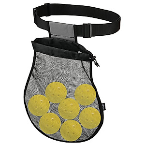 Cosmos Pickle Ball Waist Bag Holder Pickleball Waist Pouch Bag Ball Pouch for Holding Pickle Ball Game Universal Training Equipment Bag
