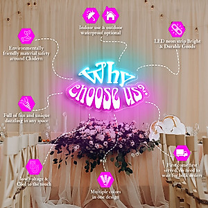 Custom Neon Signs,Personalized Dimmable LED Neon Signs for Family Birthday Bar Wedding Party Night Light&Company Logo or Business Signs, Birthday Gift Name Neon Lights