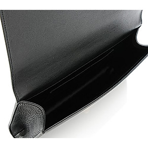 YSL Yves Saint Laurent Women's Leather Large Belle de Jour Clutch - Black