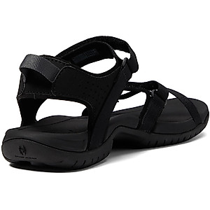 Teva Women's Hurricane Drift Sandal, Black/Black, 8