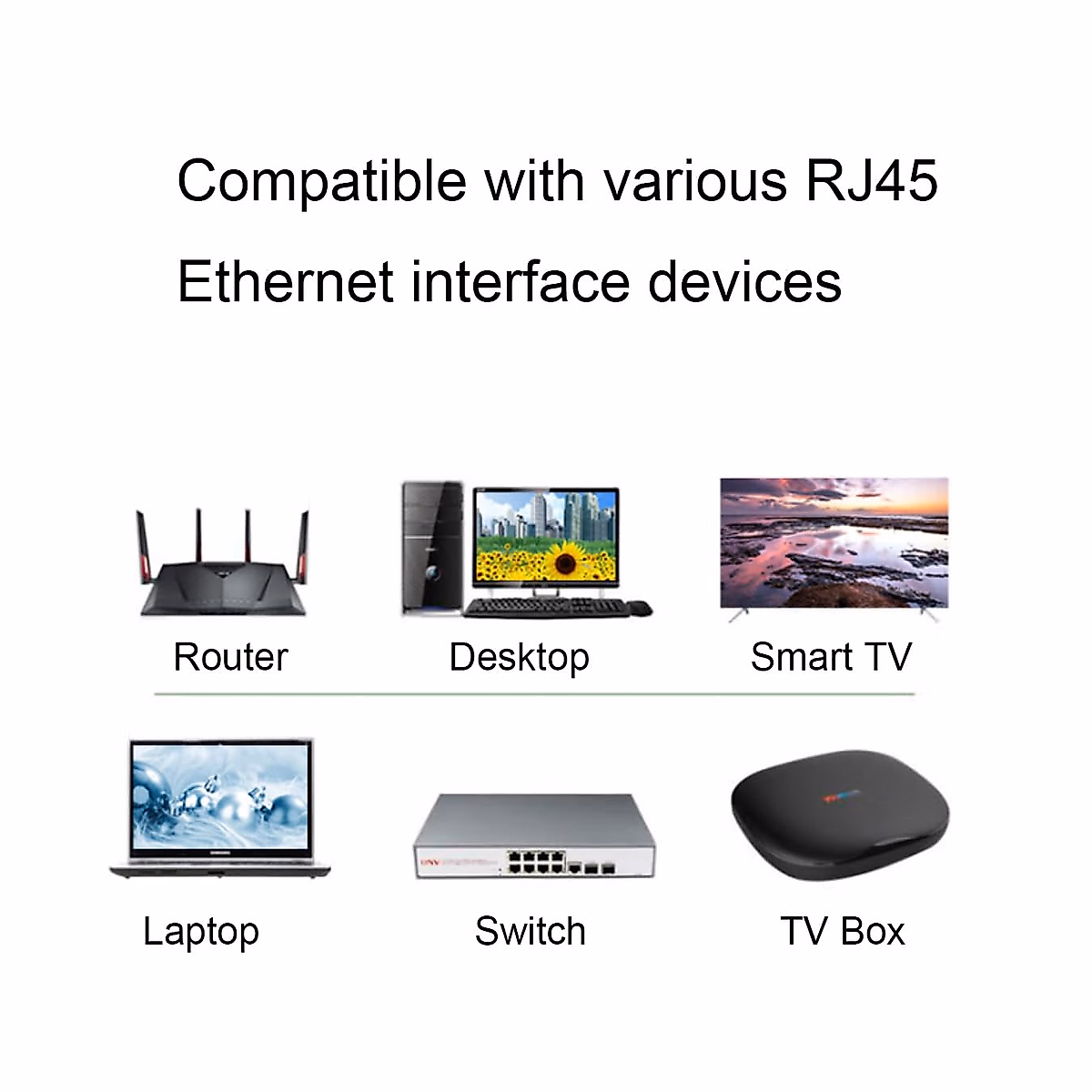 Qaoquda CAT6 Network Extension Cable,90 Degree RJ45 A Male to A Female Screw Panel Mount Extension Cable,Support Ethernet Cat 5e/Cat 6-10 inch (Right)