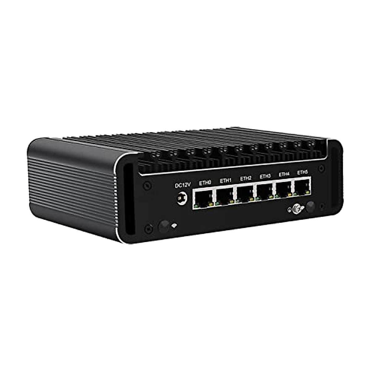Micro Firewall Appliance, Mini PC, VPN, Router PC, Intel Core I7 1165G7, HUNSN RJ17, AES-NI, 6 x Intel 2.5GbE I226-V LAN, COM, HDMI, Sim Slot, Barebone, NO RAM, NO Storage, NO System