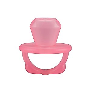 Itzy Ritzy Teensy Teether - Soothing Silicone Hollow Teether Features Flexible, Easy-to-Hold Handle, Pineapple