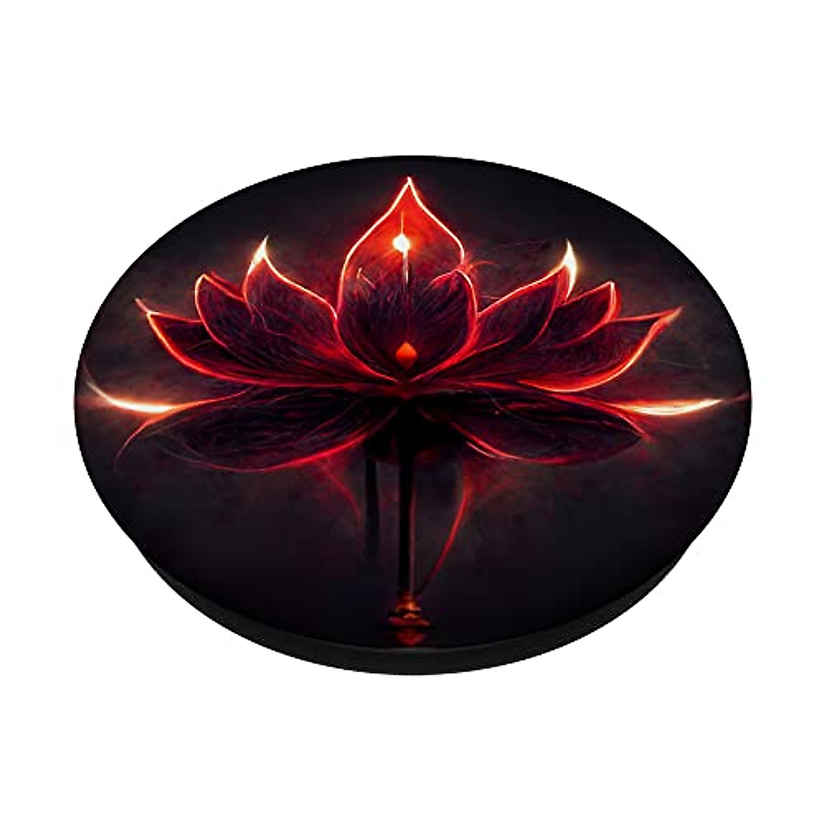 tropical flower flower design floral red lotus flower PopSockets Swappable PopGrip