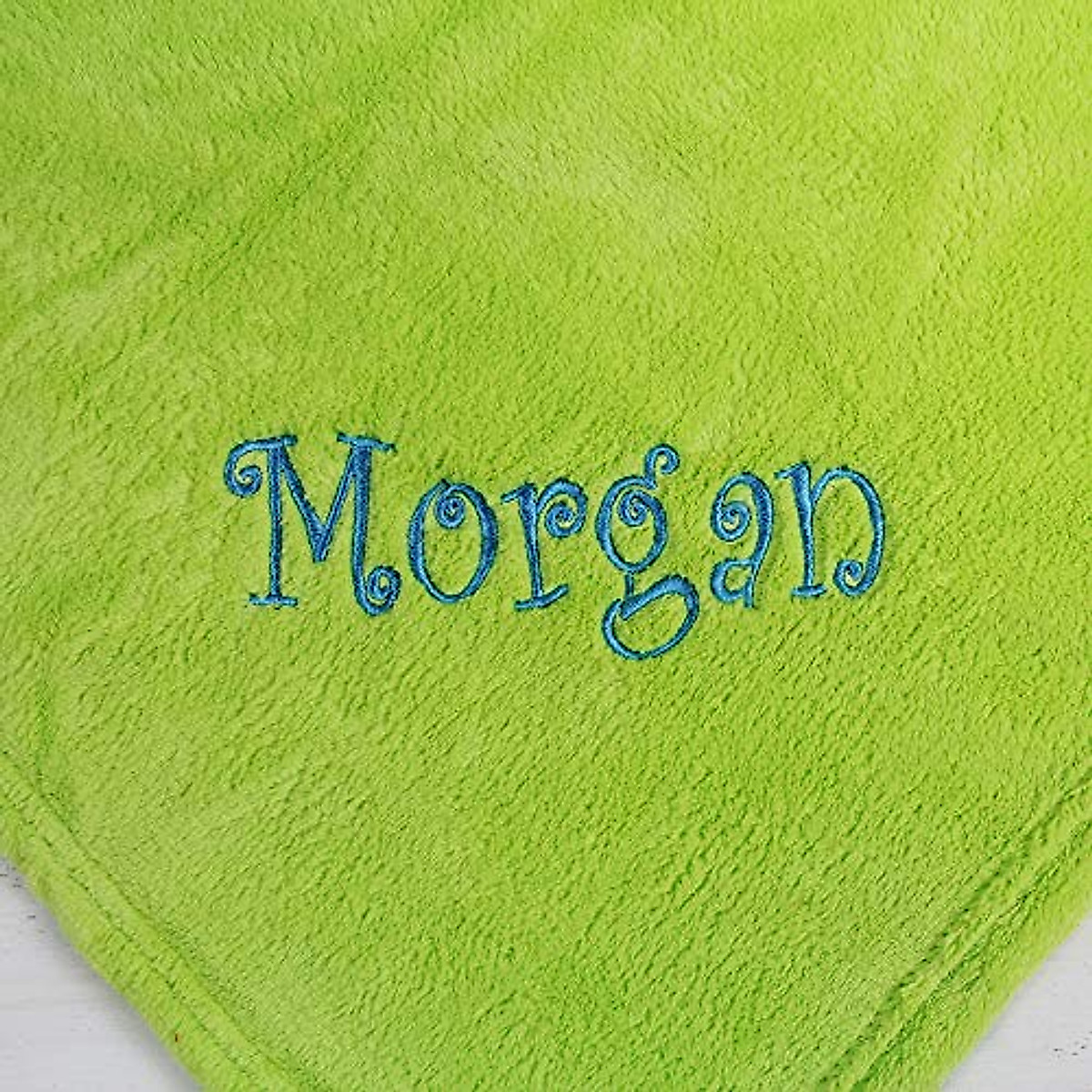 Threadart Super Soft Ultra Plush Fleece Throw Blankets 50"x60" | Fuzzy Soft Cozy Microfiber| Lime Green