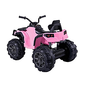 NC LEADZM LZ-906 ATV Double Drive Children Car with 45W12 12V7AH1 Battery Without Remote Control Pink
