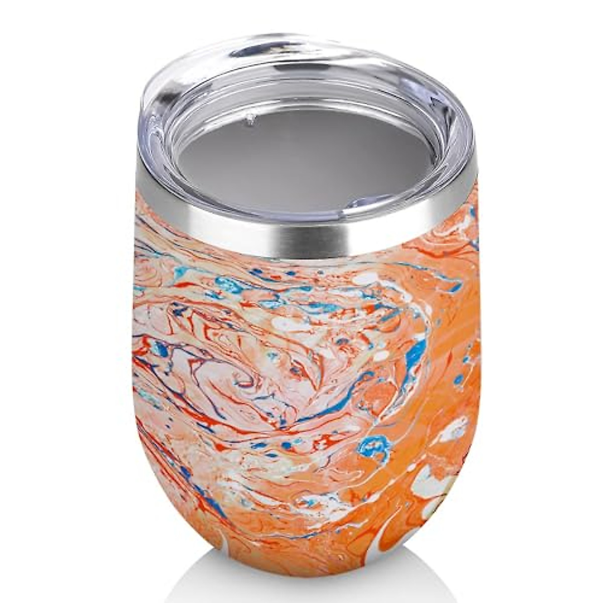 silichee 20 Oz Stainless Steel Insulated Tumblers with Lid Orient Background Multicolored Repeating Raster Classic Abstract Insulated Tumblers Vacuum Coffee Mugs for Hot and Cold Drinks,Coffee,Wine