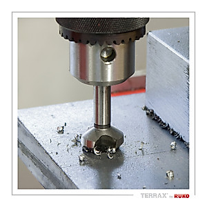 Terrax by Ruko Cone and deburring Countersink Set, DIN 335, Shape C 90° HSS in Plastic Box, 1 Piece, A102152RO