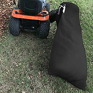 MAYTHON Lawn Tractor Grass Catcher Bag Leaf Bag Capacity 54 Cubic Feet Black