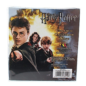 HARRY POTTER Ceramic Cauldron Mug Black, Standard,12 ounce