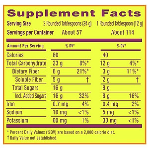 Metamucil 4-in-1 Fiber Supplement for Digestive Health, Psyllium Husk Fiber Powder, Fiber Supplement with Real Sugar, Orange Flavored, 114 tablespoons
