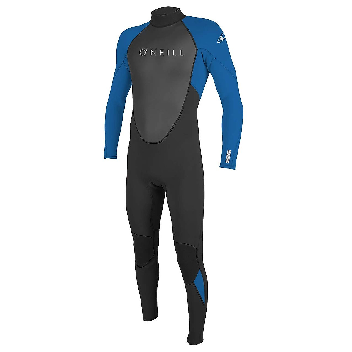 O'NEILL Unisex Child Youth Reactor-2 3/2mm Back Zip Full Wetsuits, Black/Ocean, 8 US