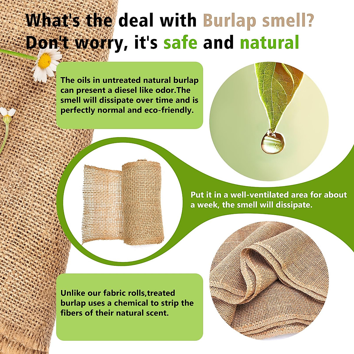 40" x 15 Feet Burlap Fabric Tree Wrap Roll Gardening Natural Burlap Fabric, Burlap Jute Fabric Blanket for Crafts Wedding Table Center Pieces Decoration Rustic Party Décor