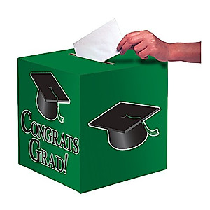 Creative Converting Card Holder Box, One Size, Green