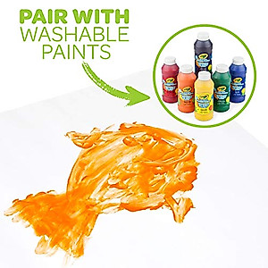Crayola Giant Fingerpaint Paper, 25 Pages, 16" x 12" (99-3405) , White