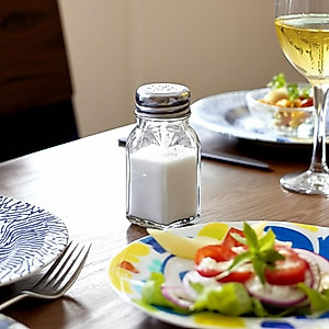 Salt and Pepper Shakers Glass Set (Clear)