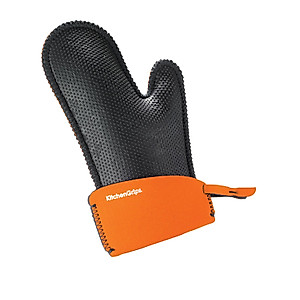 Kitchen Grips Small Chef's Mitt, Orange/Black, Orange/Black