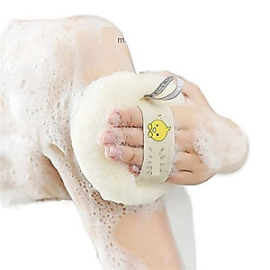 INGVY Dry Brushing Body Brush New Mesh Bath Ball Soft Shower Wash Sponge Exfoliating Loofah Body Scrubber Bathing Towel Skin Care Massager Brush for Men Women