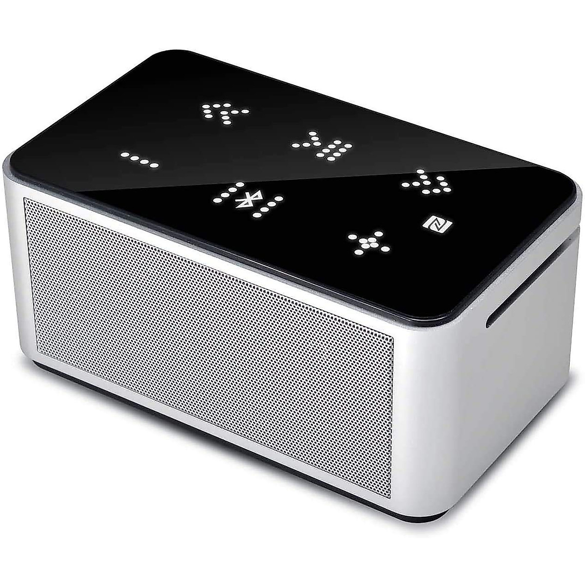 OREI Diamond Enhanced Bass NFC Bluetooth 4.0 Wireless Speaker, Powerful Sound, Built in Mic, Aluminum Body, Touch Panel & Compact Size