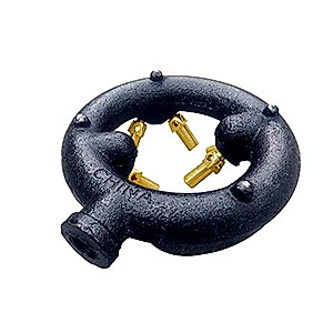 Joywayus Propane Gas Jet Burner 10 Tips for Wok Range,Stir Fry,Grilling,Cast Iron Body Round Nozzle Jet Burner