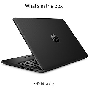 HP 2021 Laptop, 14" HD Micro-Edge Display, AMD Athlon Silver 3050U Processor, 16GB DDR4 Memory, 1TB Hard Disk Drive, HDMI, Wi-Fi, Bluetooth, Webcam, Windows 10 Home, Jet Black