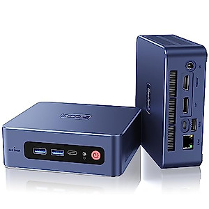 Beelink SEi10 Mini PC, Intel i5-1035G7(Up to 3.7 GHz) Mini Computers, 16GB RAM 1TB PCIe3.0 SSD, Dual Type-C Ports Desktop PC with 4K@60HZ Triple Display DP&HDMI&Type-C/WiFi6/BT5.2/1000M LAN/USB3.2