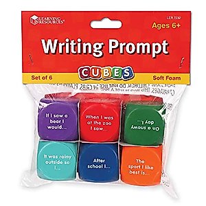 Learning Resources Writing Prompt Cubes
