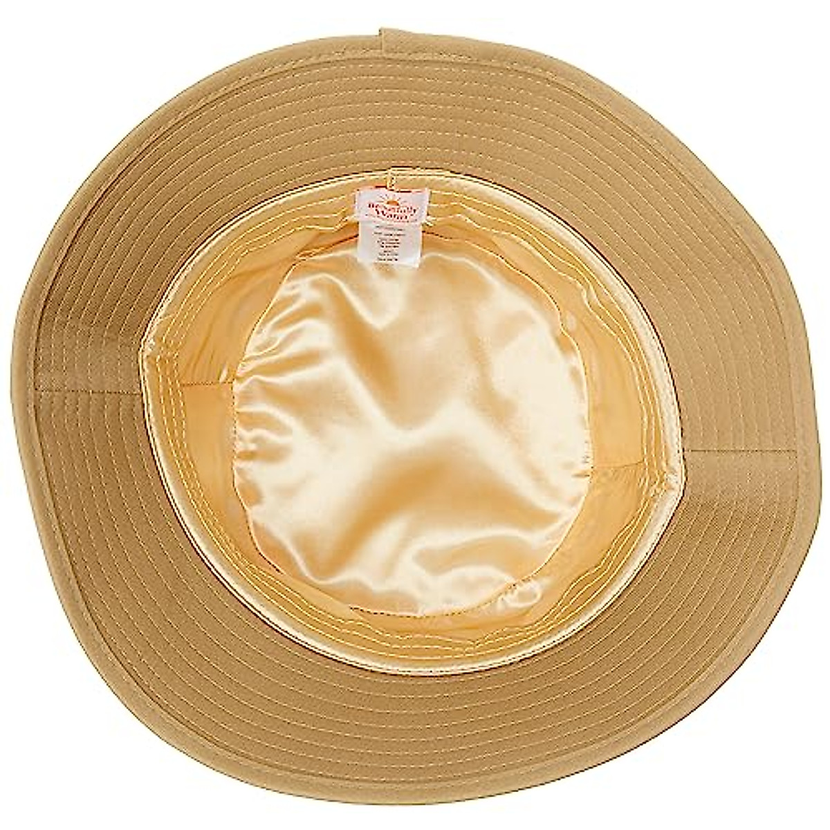 Beautifully Warm Satin-Lined Cotton Bucket Hat: Stylish Sun Protection Satin Lined Bucket Hat for Women Outdoor Adventures - Beach Fishing Cap in Brown