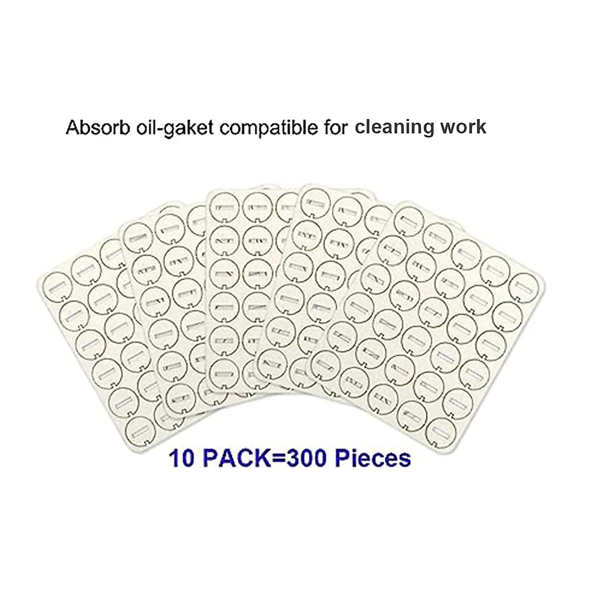 300PCS Cotton Absorption Gaskets and A tweezer for i-q-s Cleaning