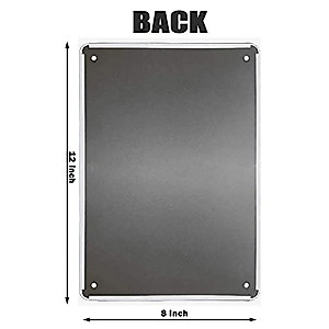 LAQII Metal Signs Drums Player Music Gift Room Decor Wall Decor Novelty Gift Musical Photo 8 x 12 inch