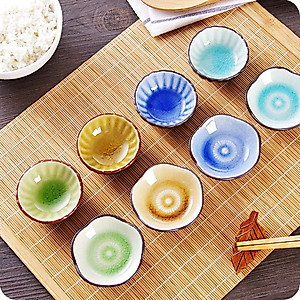 DOITOOL 3PCS para mini postres vinegar bowl serving bowl chip dip bowl appetizer tray mustard bowl seasoning dish dessert plate pickles headset essential oil dipping sauce bowl