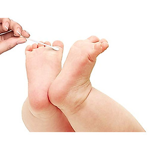 Cliganic Organic Cotton Swabs, 500 Count - 100% Pure Natural Cotton, Chlorine-Free Hypoallergenic, Soft, Gentle & Absorbent Buds