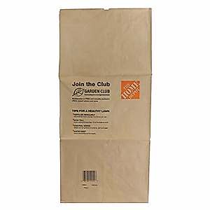 THE HOME DEPOT Heavy Duty Brown Paper 30 Gallon Lawn and Refuse Bags for Home and Garden (15 Lawn Bags)