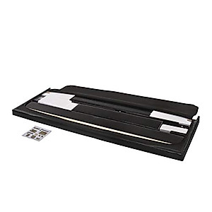 Crown Mark Erin Upholstered Panel Bed in Black, King