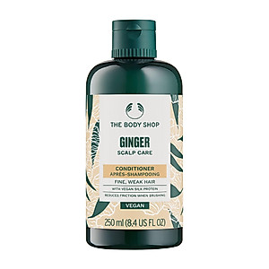 The Body Shop Ginger Scalp Care Conditioner (Vegan), Green, 8.4 Fl Oz