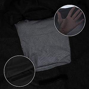 Pram Sunshade Sun Cover, Sun Shade Stroller for Baby, Universal Waterproof Stroller Sunshade Cover Anti-UV with Viewing Window for Stroller(Black)