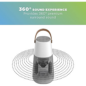 Ion Audio Bright Max Indoor/Outdoor 360 Degree Bluetooth Speaker (Renewed)