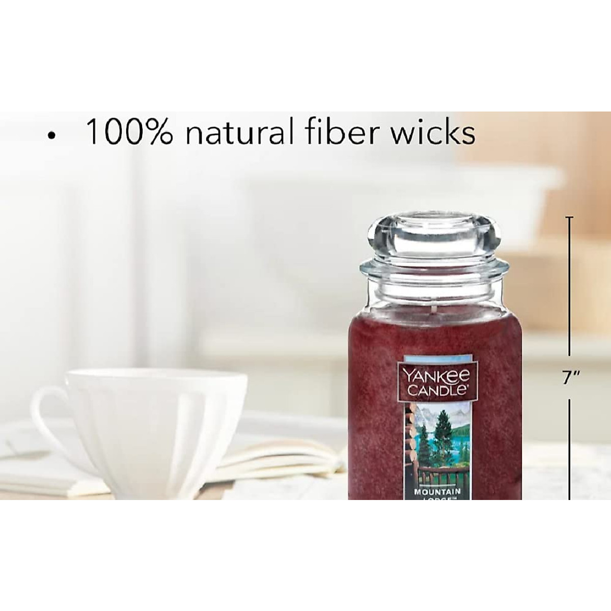 Yankee Candle Single Wick Scented Glass Candle Mountain Lodge