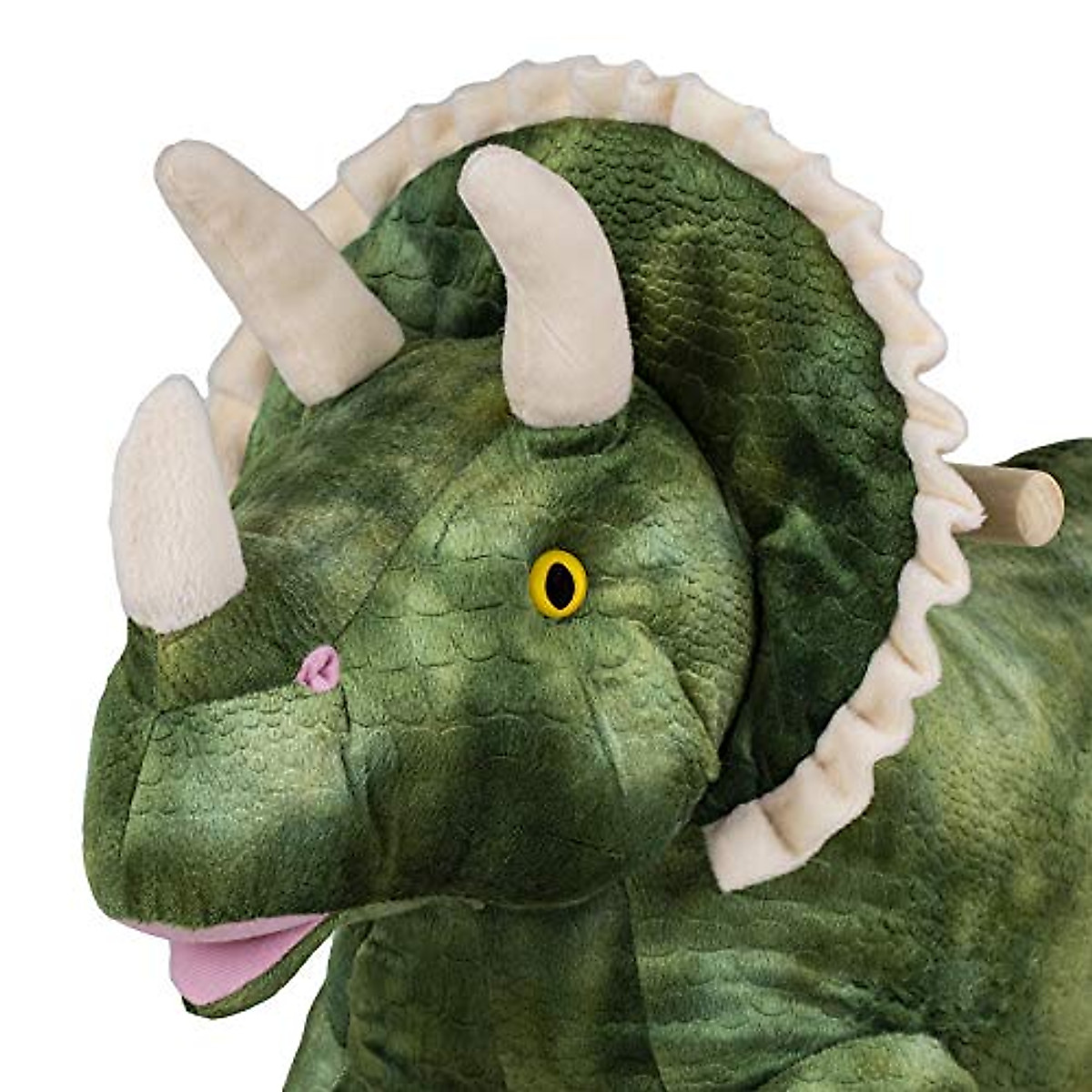 Rockin' Rider Terry The Rocking Triceratops, Green , Large